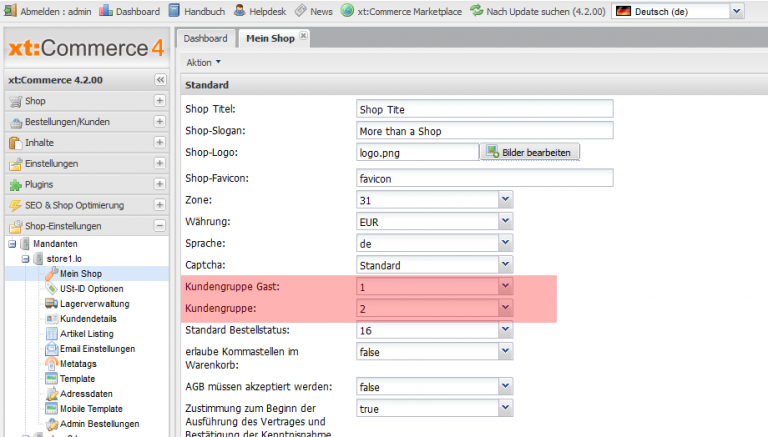 Kundengruppen zuweisung in xt:Commerce ändern › xtcFAQ.de