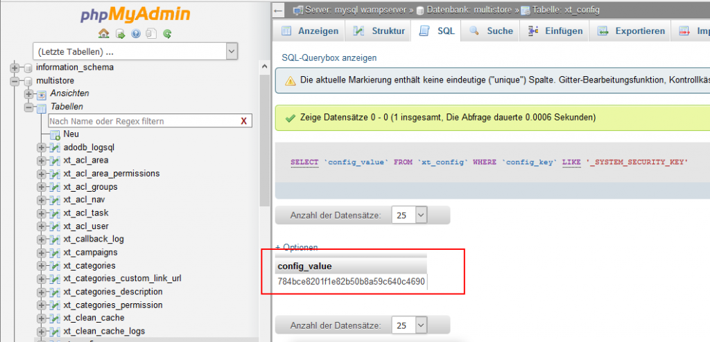 xt:Commerce Security Key › xtcFAQ.de